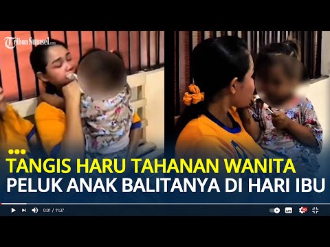 Tangis Haru Tahanan Wanita di Hari Ibu, Kapolres Madiun Buka Sel Izinkan Balita Peluk Erat sang Ibu