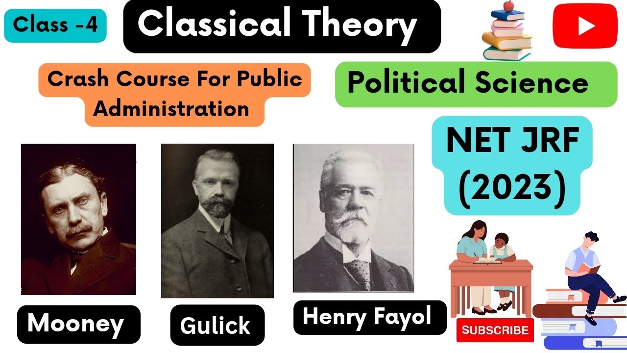 Classical Theory (Public Administration) Henry Fayol, Gulick For NET ...