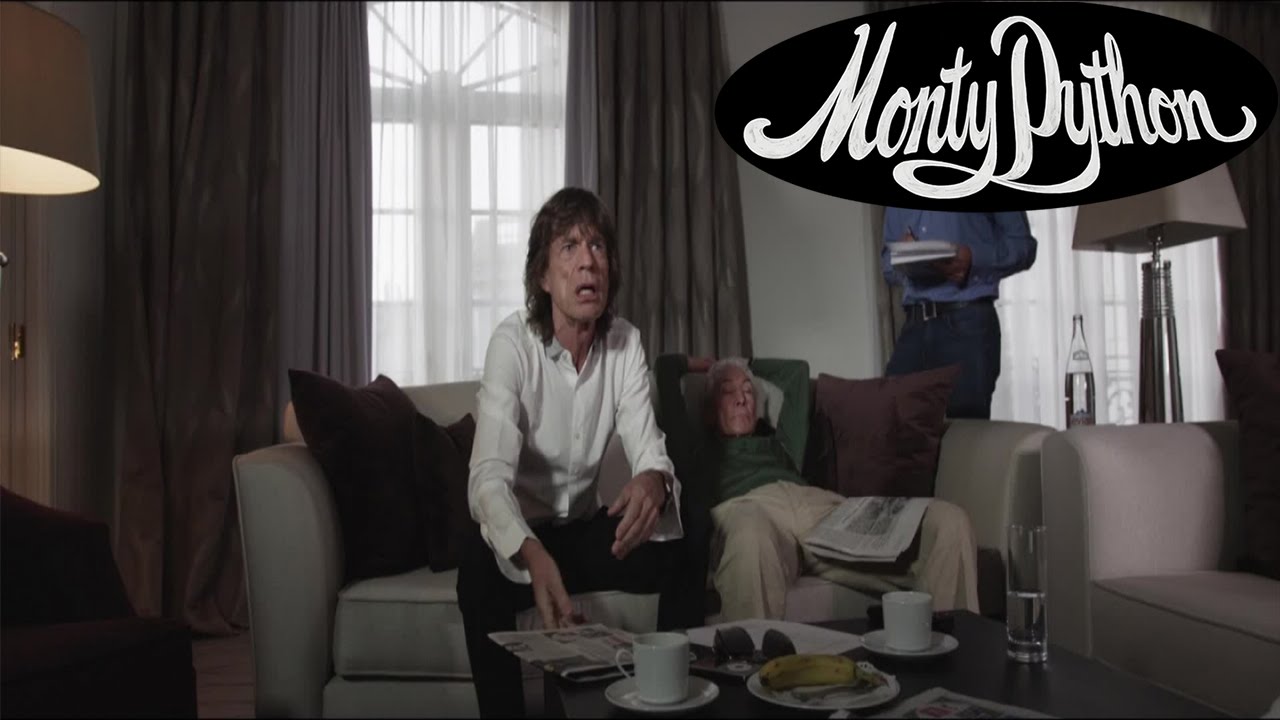 Mick Jagger introduces the Monty Python Live (mostly) Press Conference - YouTube