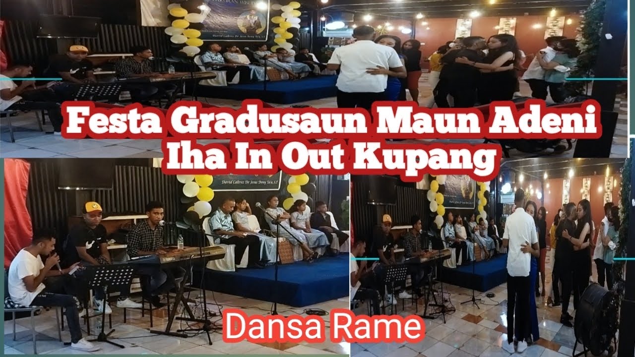 Dansa Kizomba Rame, Festa Gradusaun Maun Adeni, Iha In Out Kupang - YouTube