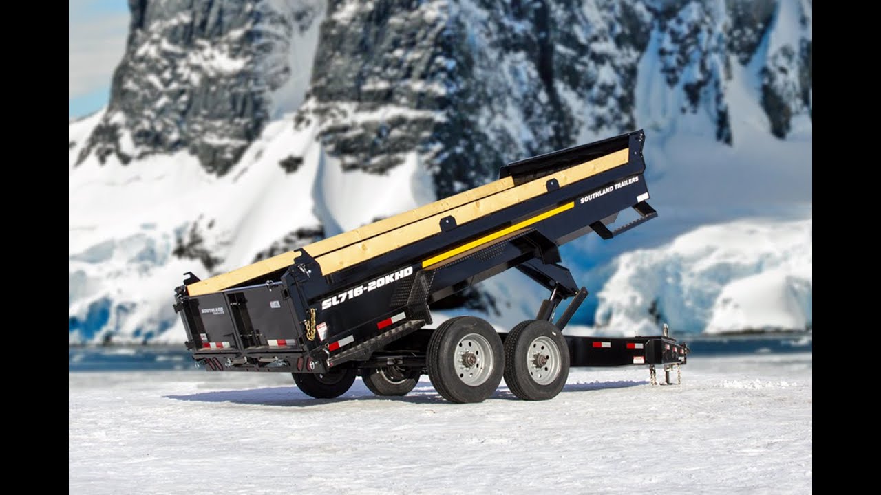 Southland Trailers SL716-20KHD Dump Trailer - YouTube