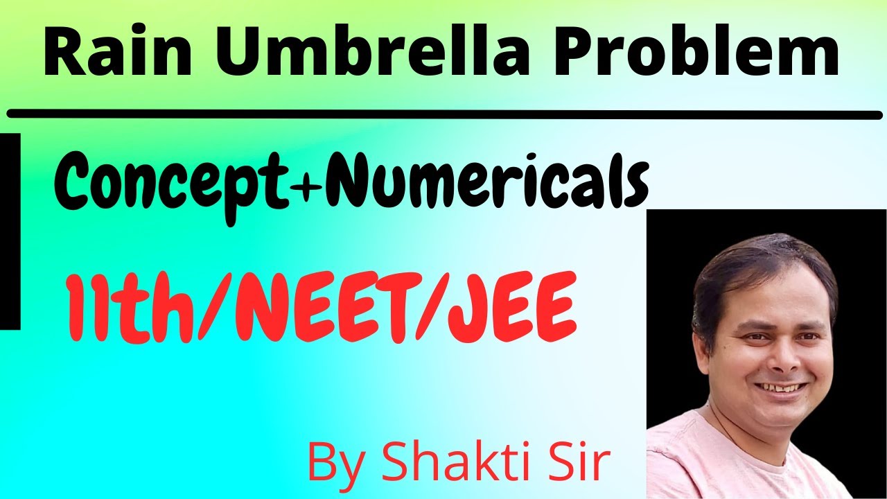 Rain Umbrella Problem | Theory & Problems fully discussed | #ShaktiSir ...