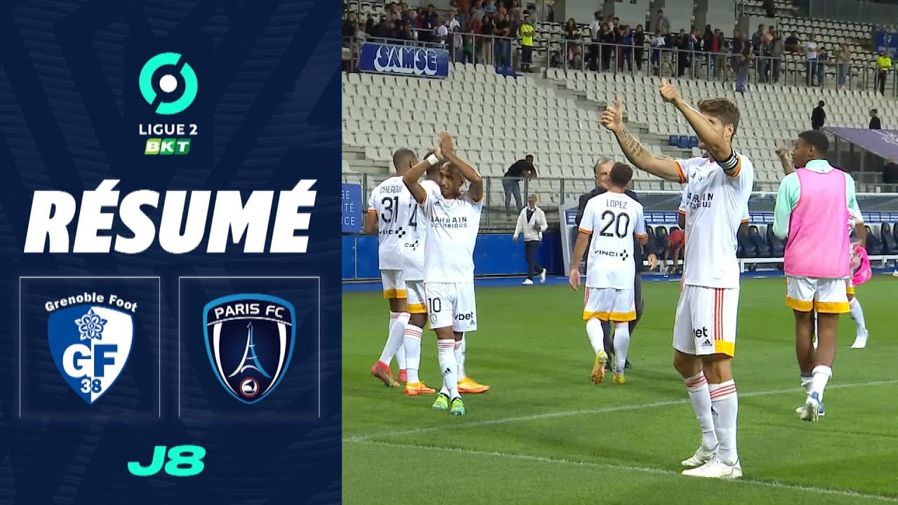 GRENOBLE FOOT 38 - PARIS FC (1 - 2) - Résumé - (GF38 - PFC) / 2022-2023 ...