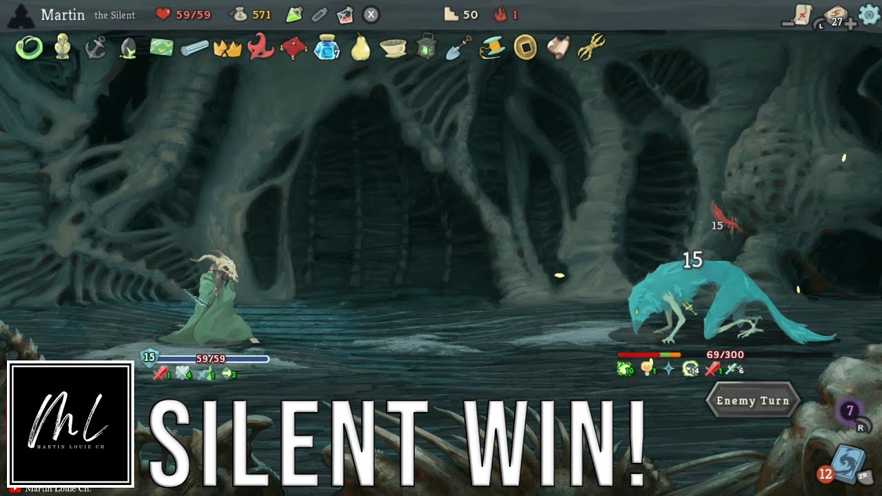 【Slay The Spire】The Silent Win Ascension level 1 - YouTube