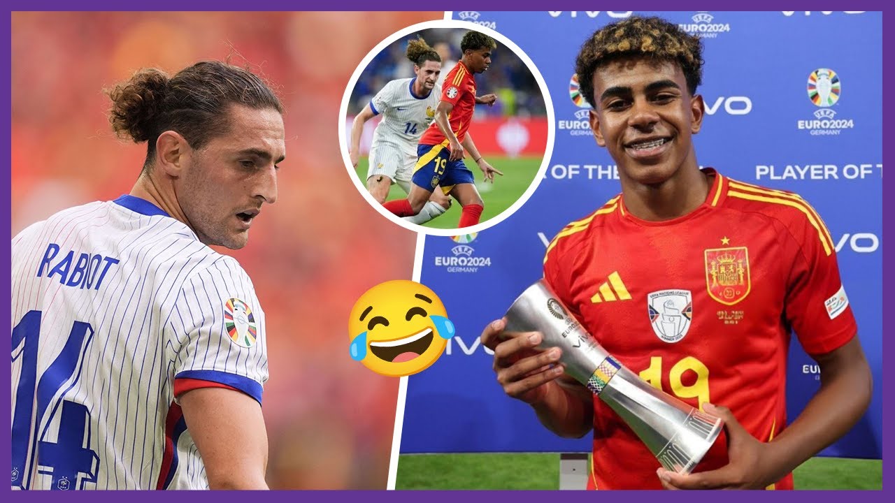 La Folle Réponse de Lamine Yamal à Adrien Rabiot ! - YouTube