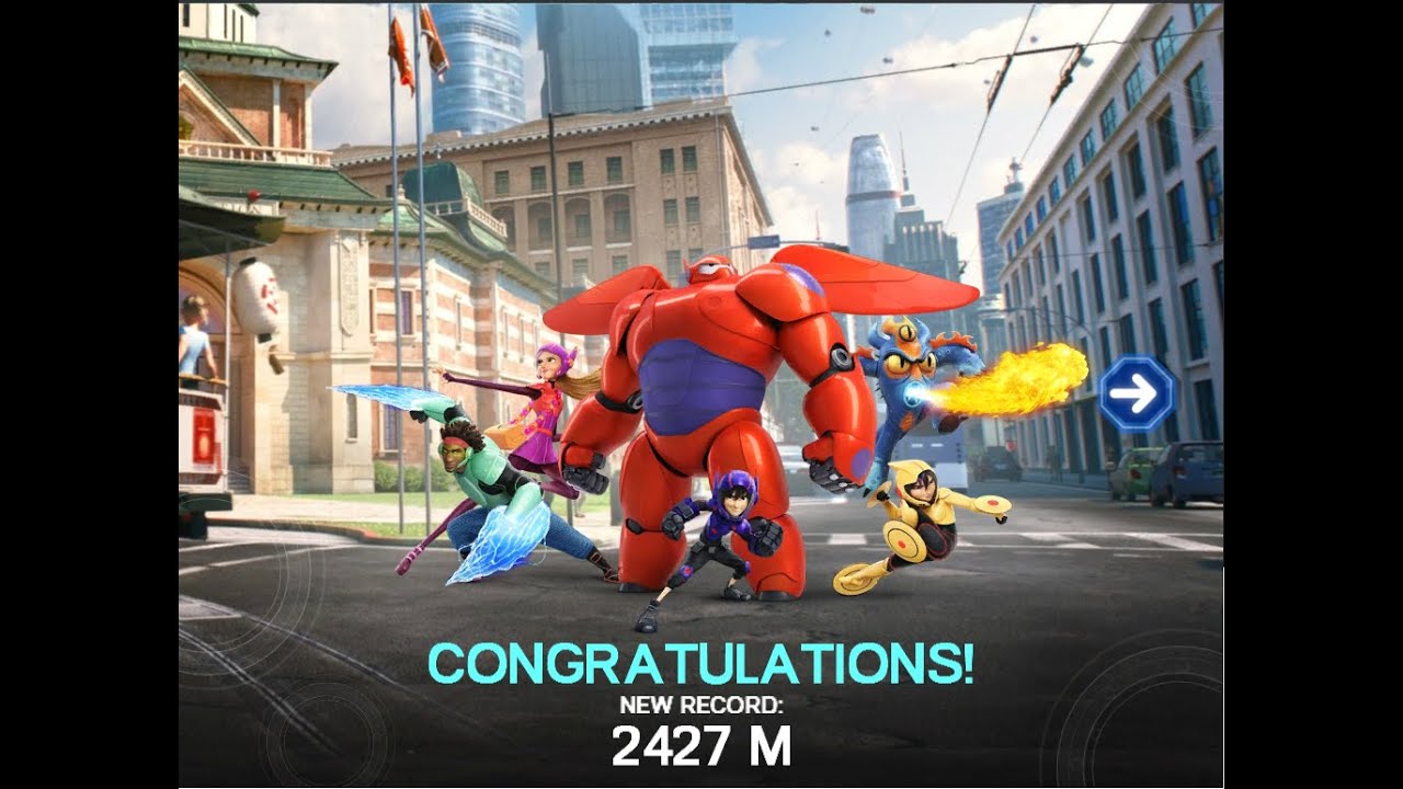 Disney Games: Big Hero 6 - Baymax Sky Patrol Level 1 - YouTube