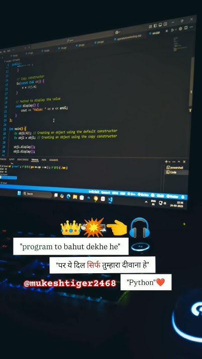 program to bahut dekhe he || #serf humko pyer toh serf python👈say hai #coding🏆#shorts👈# ...