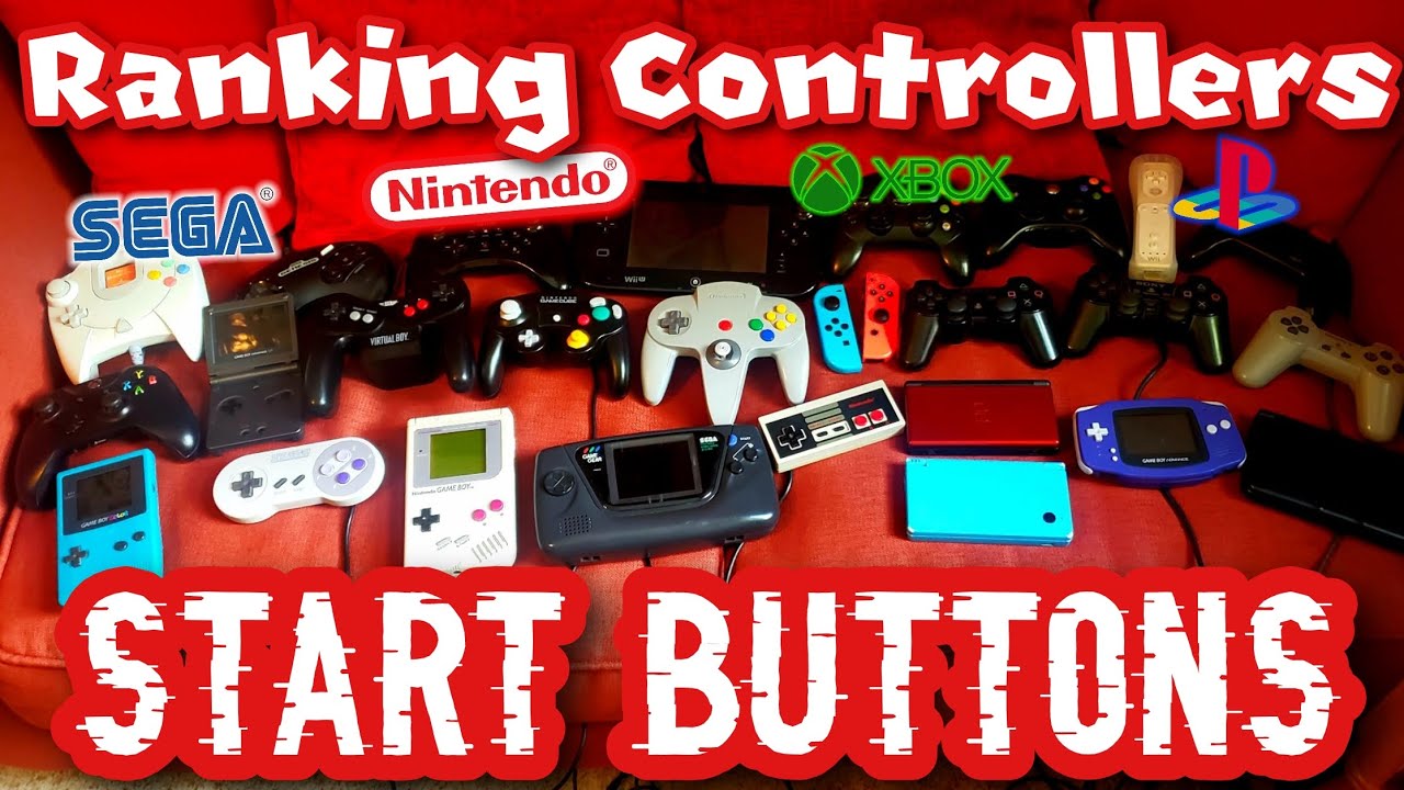 Ranking Video Game Controllers Start Buttons! - JayTendo - YouTube