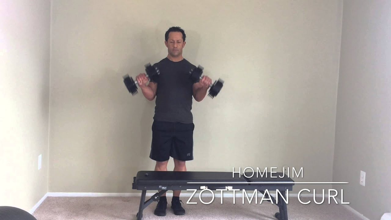 Zottman Curl - exercise for biceps - HOMEJIM - YouTube