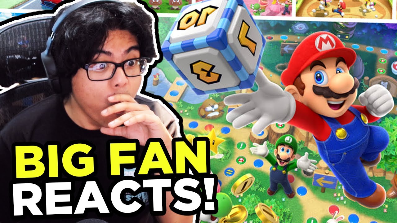BIGGEST Mario Party Fan REACTS to Mario Party Superstars REVEAL! - YouTube
