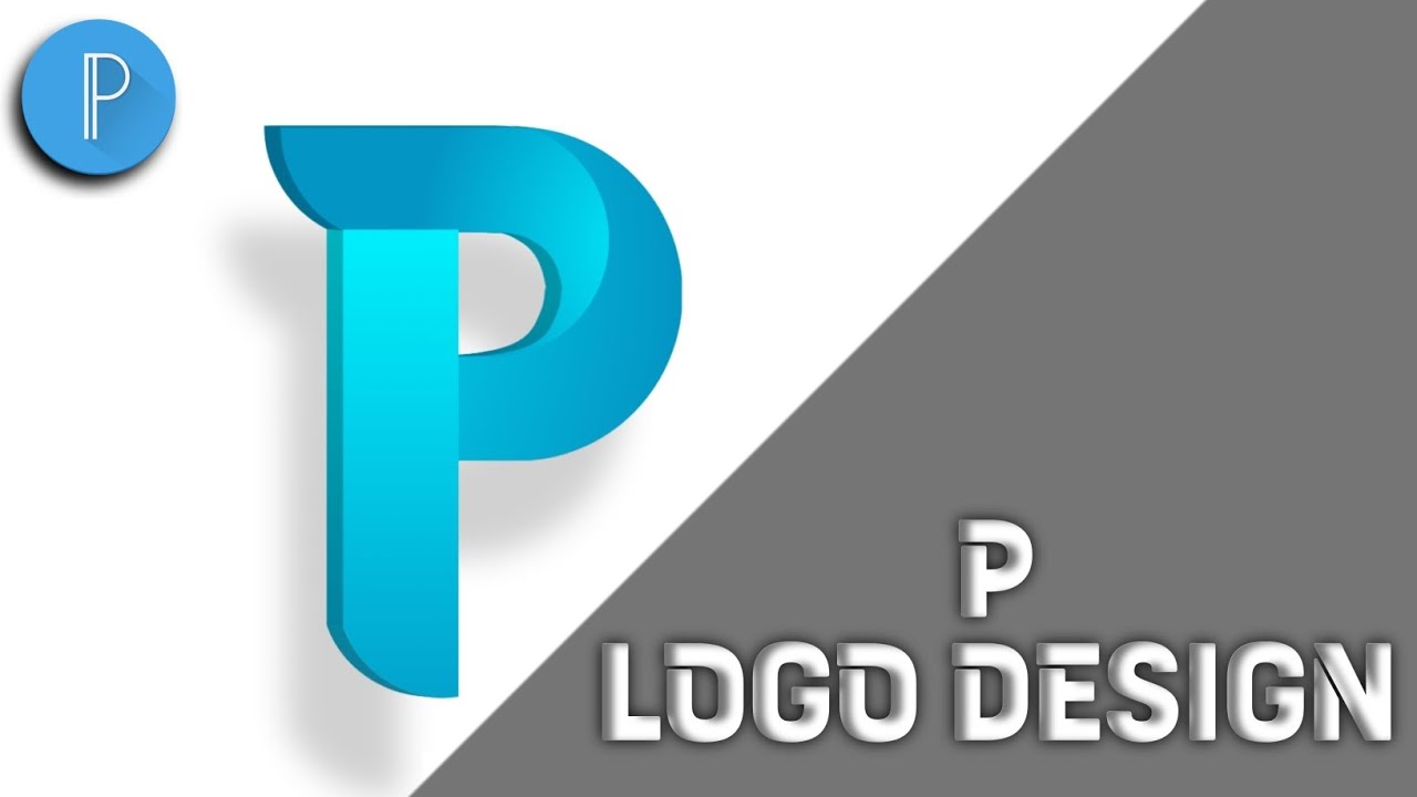 How to Create a Professional P Logo Design in PixelLab | Step-by-Step ...
