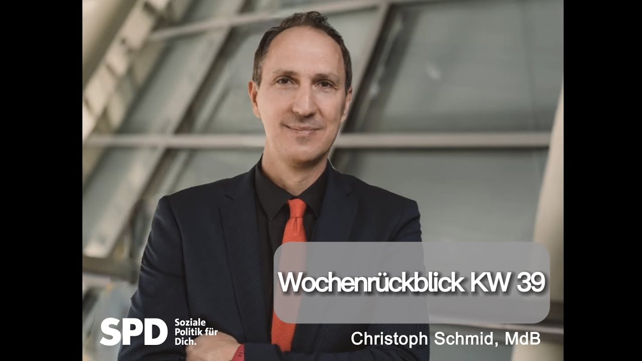 Wochenrückblick Deutscher Bundestag KW 39/2023 - YouTube