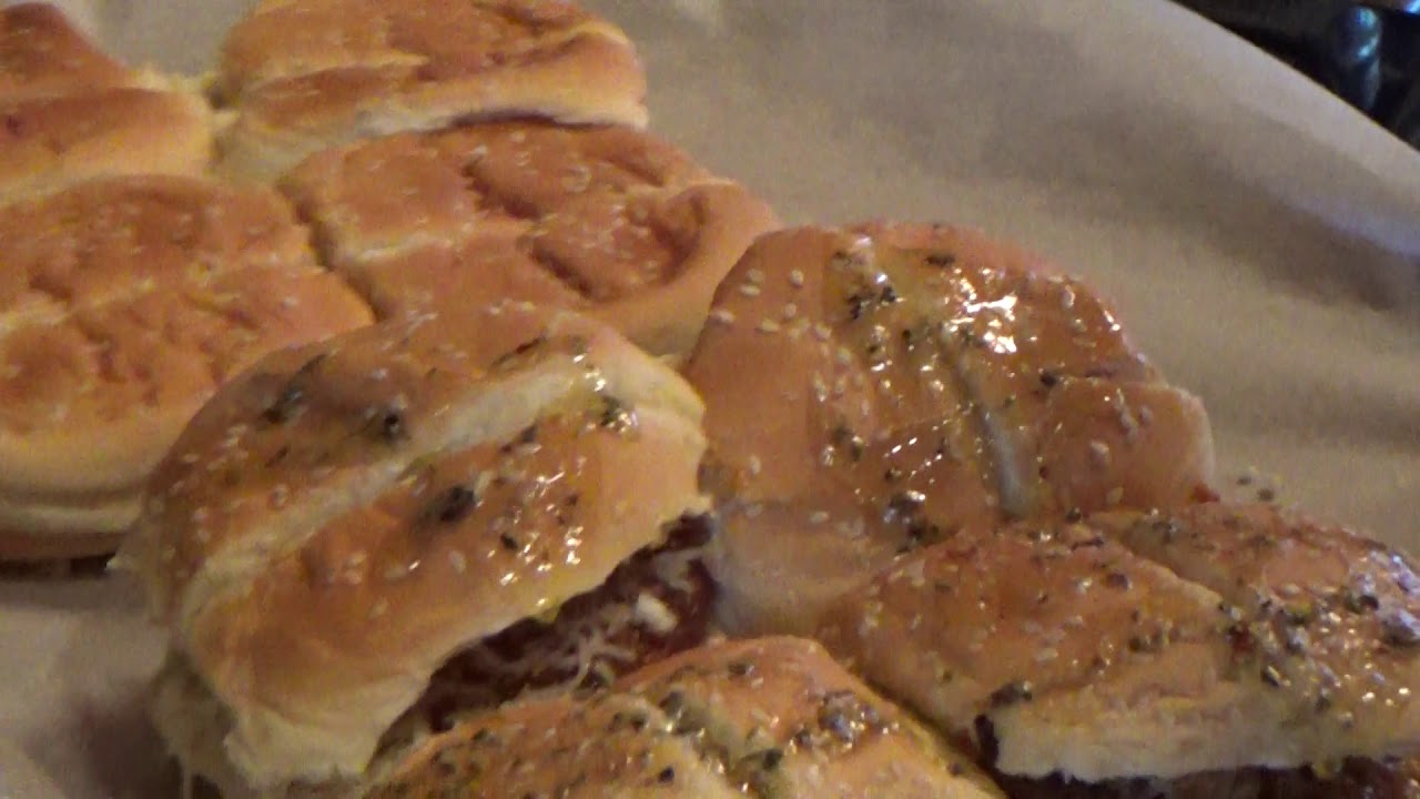 Let's Cook -( Part 1) Pull-Apart Meatball Parm Sliders - delicious ...
