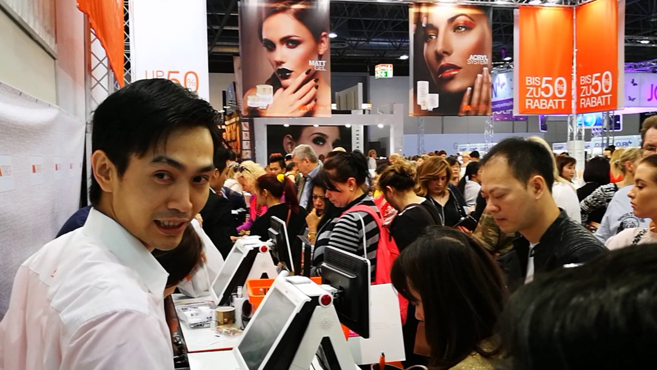 CT MAICA NAILS TAỊ HỘI CHỢ QUỐC TẾ DÜSSELDORF - YouTube