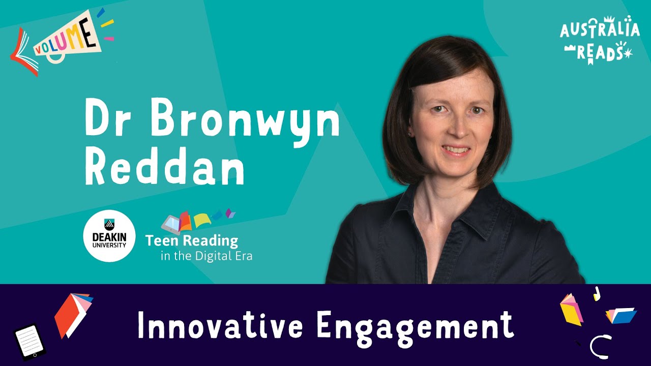 Dr Bronwyn Reddan on teen reading in Australia | VOLUME - YouTube