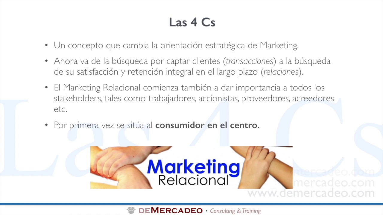 Las 4 Cs - Marketing - YouTube