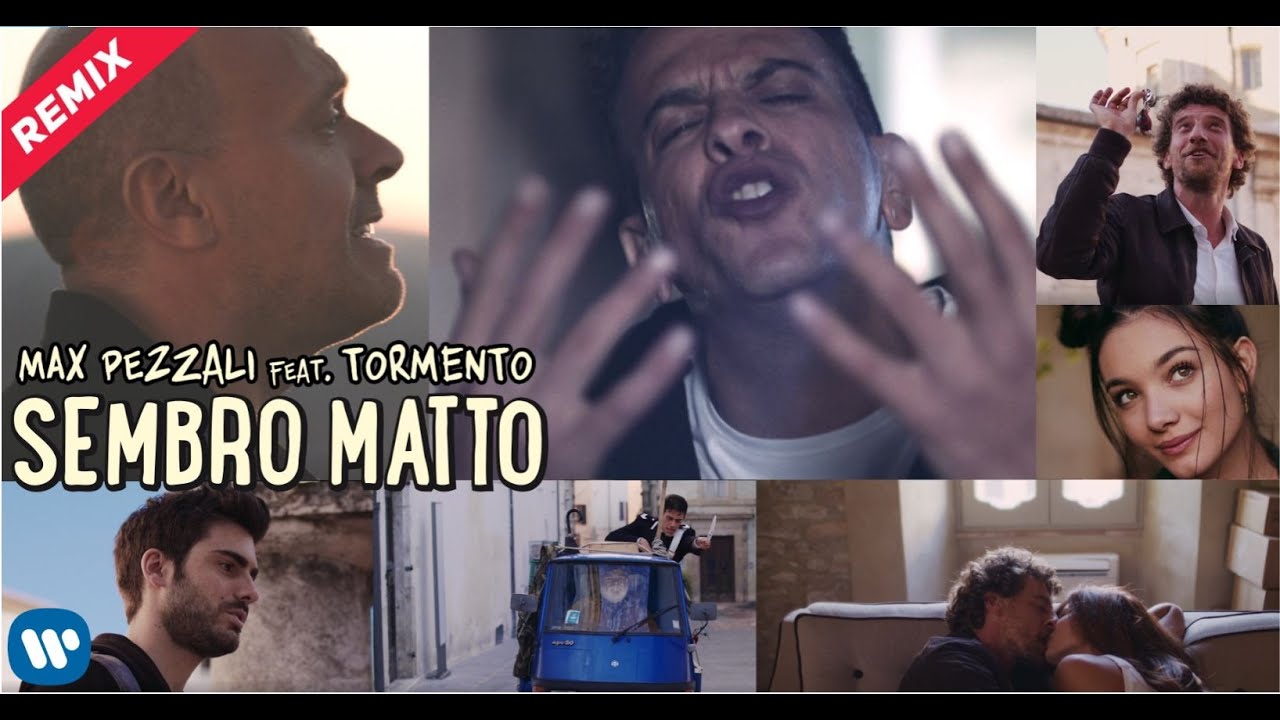 Max Pezzali - Sembro Matto (feat. Tormento) [Remix] (Official Video ...