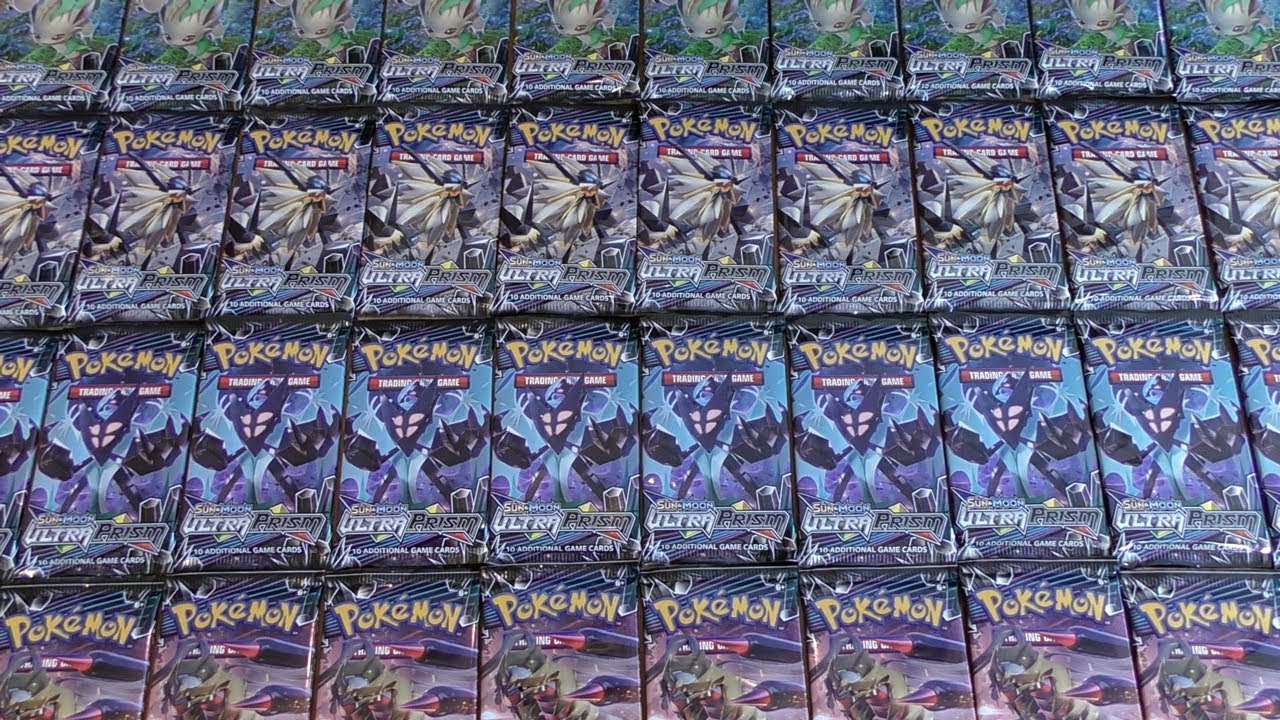 40 Pokemon Ultra Prism Booster Pack Opening - YouTube