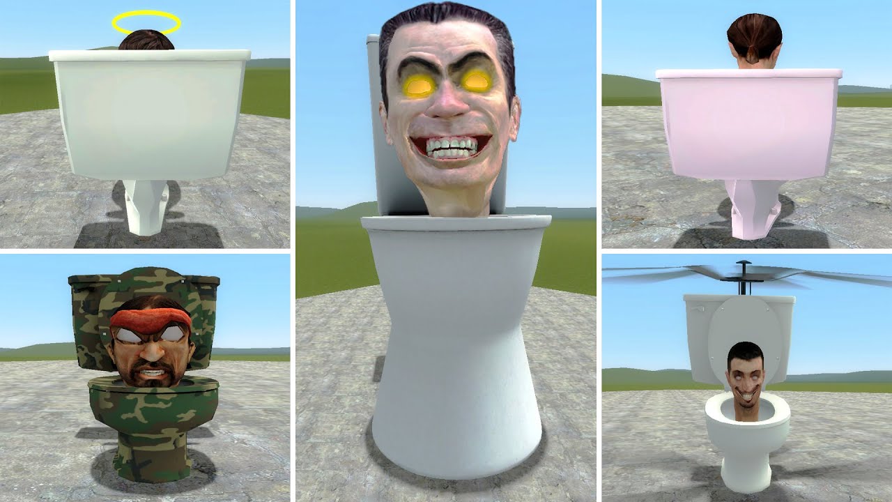 BECOMING ALL SKIBIDI DOM DOM TOILETS In Garry's Mod! - YouTube