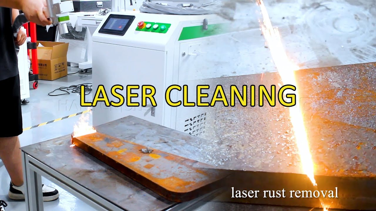 2 minutes to show you what is a laser cleaning machine - YouTube