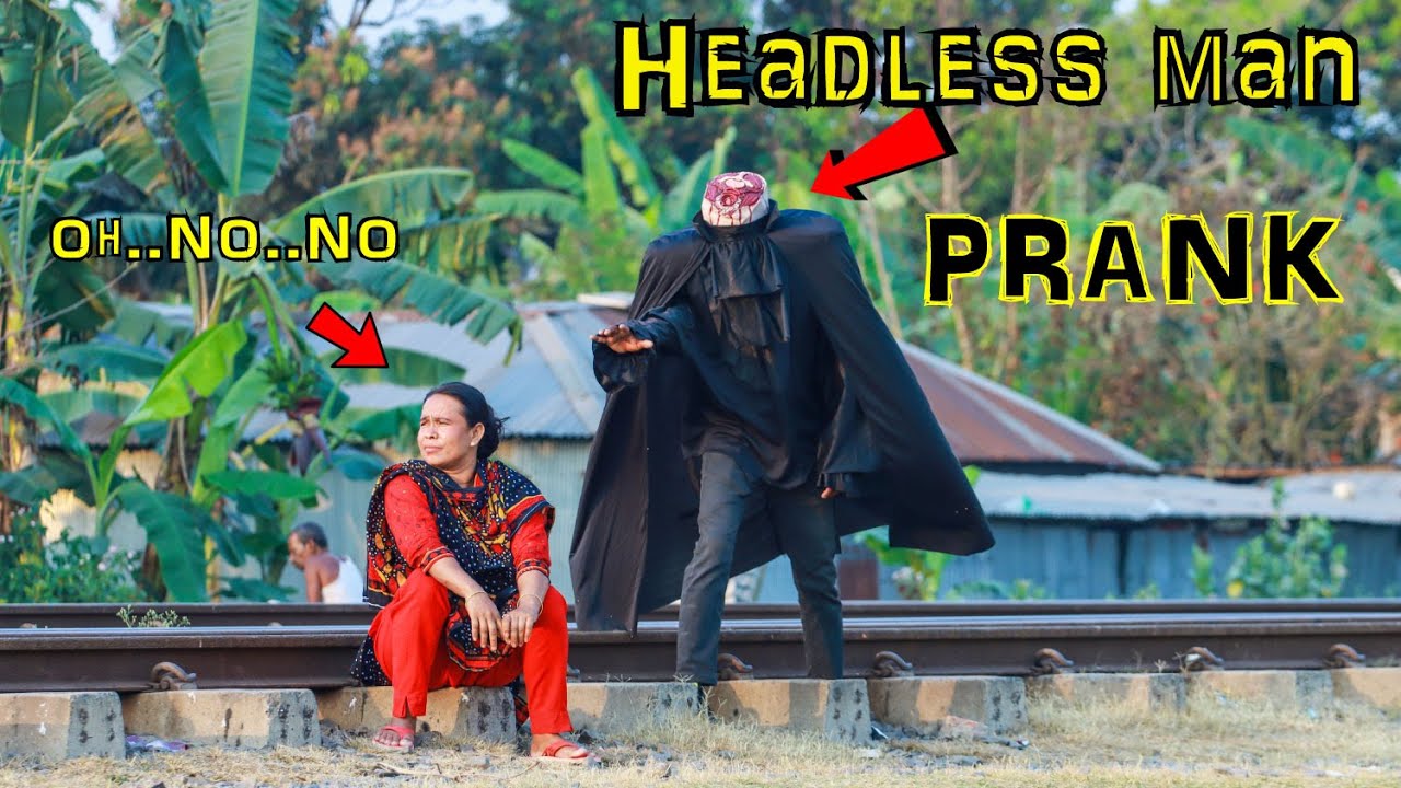SARKATTA PRANK | Headless man | PRANKS IN INDIA | MR.FUN - YouTube