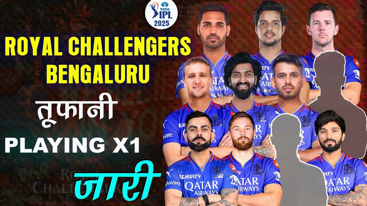 IPL 2025: RCB's Strongest Playing 11 Revealed! 🔥 - YouTube