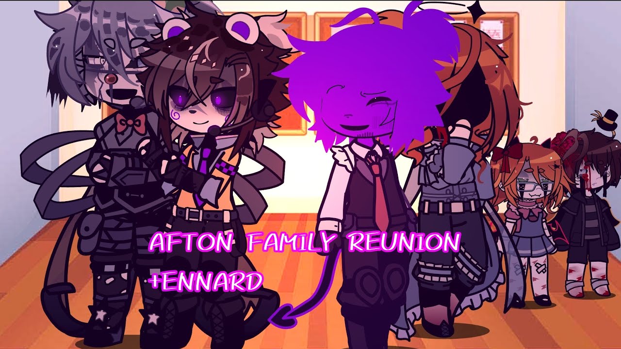 Afton family reunion (+Ennard/ gacha life/ micheal×ennard) ENG - YouTube