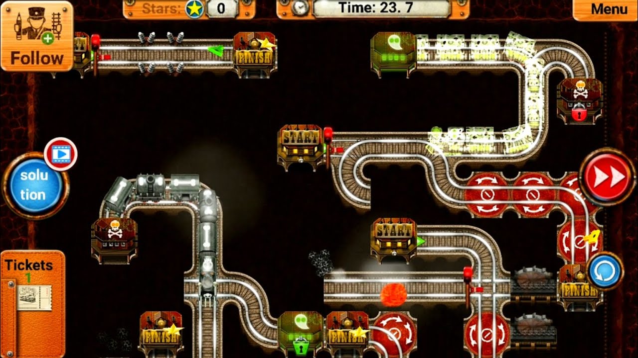 Train Line Maze - Rail Maze 2 - Train Puzzle Game - Android Gameplay ...