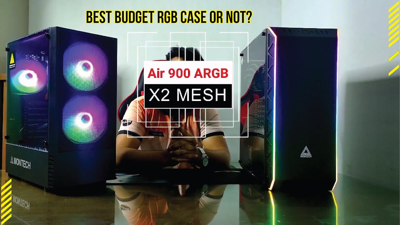 Montech Air-900 ARGB Black | X2 Mesh RGB Black Gaming Casing Review ...
