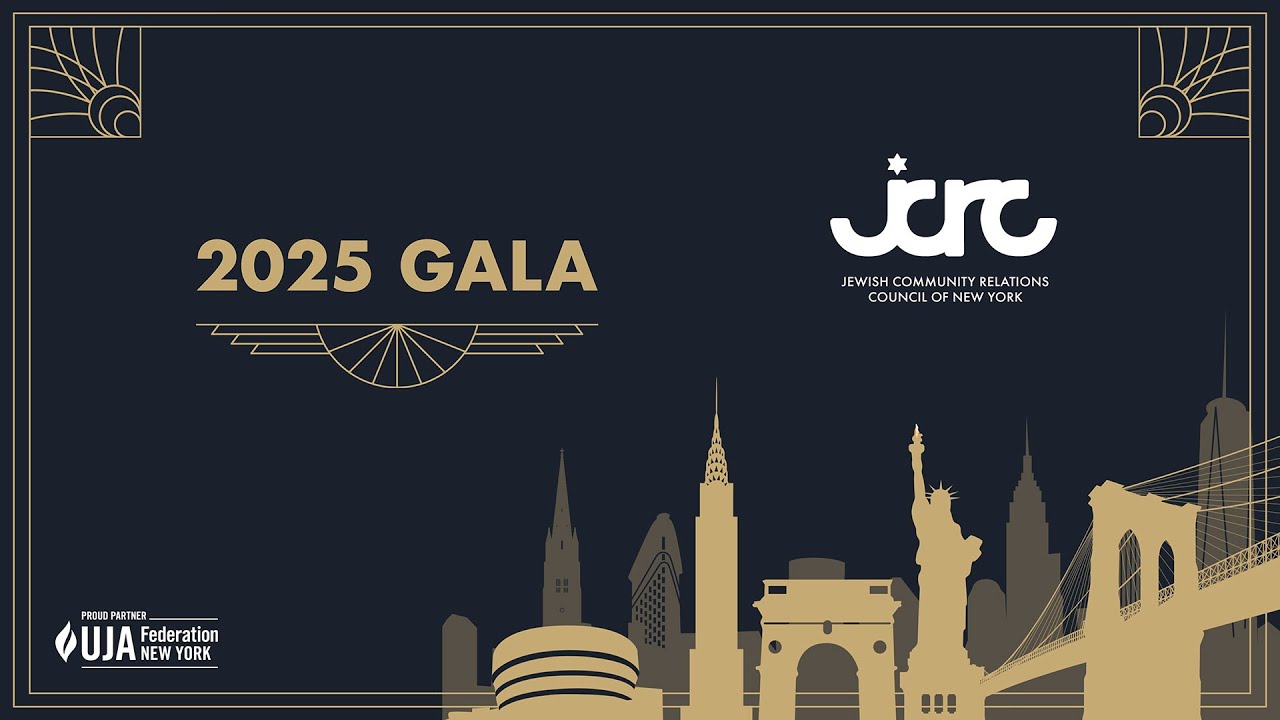 JCRC-NY 2025 Gala - Gala Scroll of Sponsors - YouTube