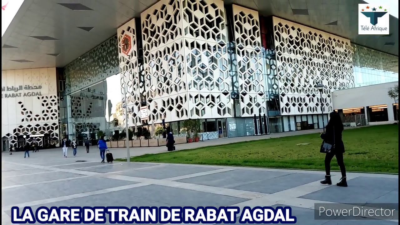 LA GARE DE TRAIN DE RABAT AGDAL MAROC 2021 - YouTube