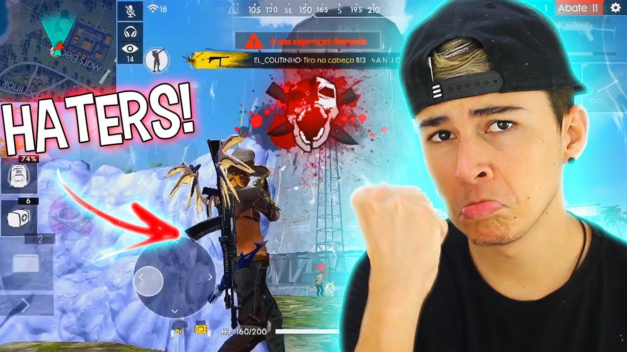 RESPONDENDO HATERS NO FREE FIRE! FIQUEI TRISTE? - YouTube