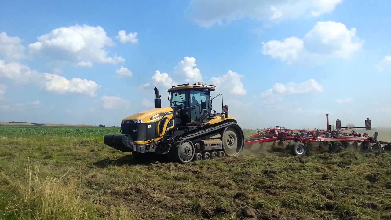Cat Challenger MT 865 C + Horsch Tiger 6 DT - YouTube