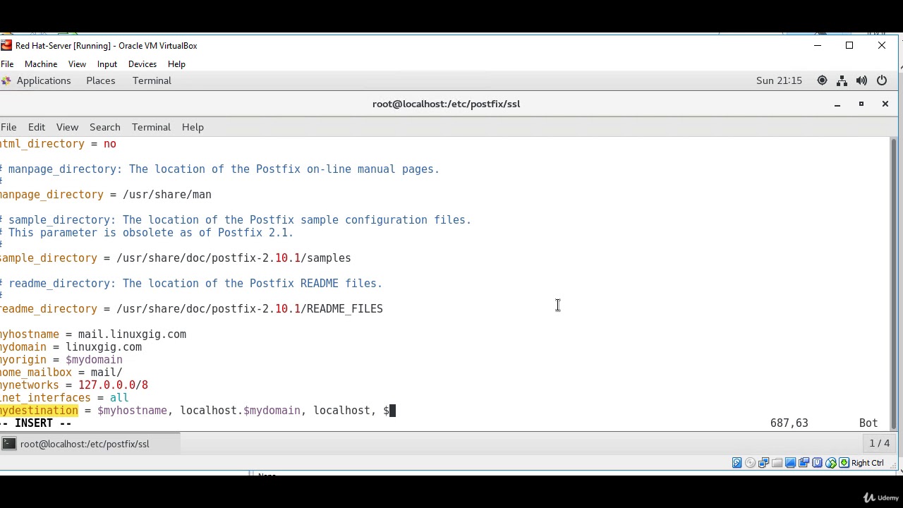 RHCE - 9. Email server - 3 Configuring main cf - YouTube