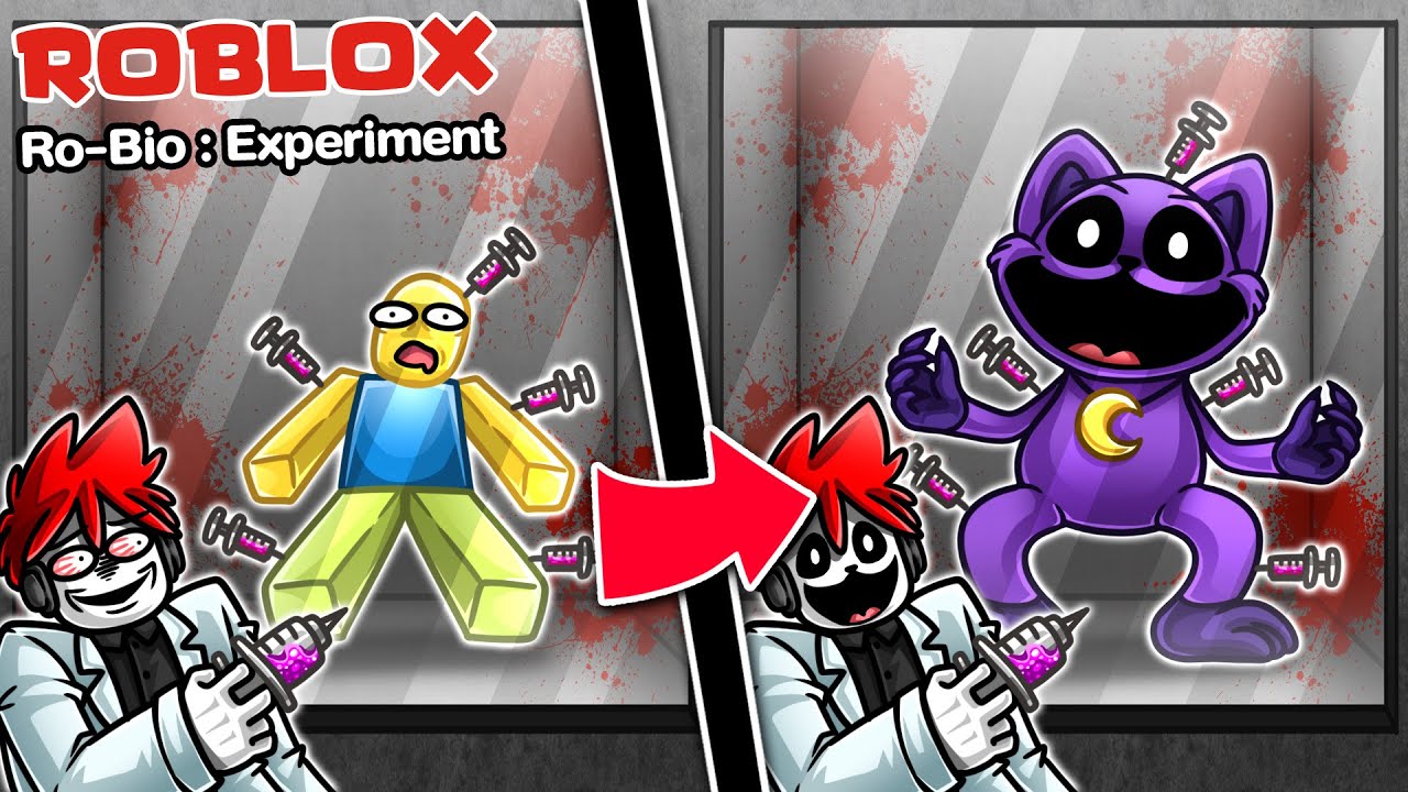 Roblox : Ro Bio Experiment 💉 เมื่อฉันทดลองสร้าง Catnap ขึ้นมา !!! - YouTube