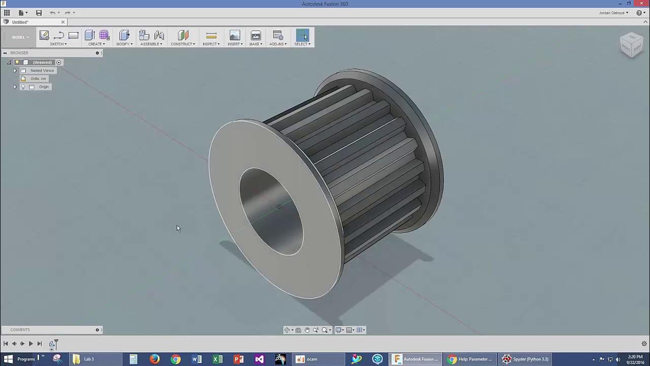 Fusion 360 API: Parameters - YouTube