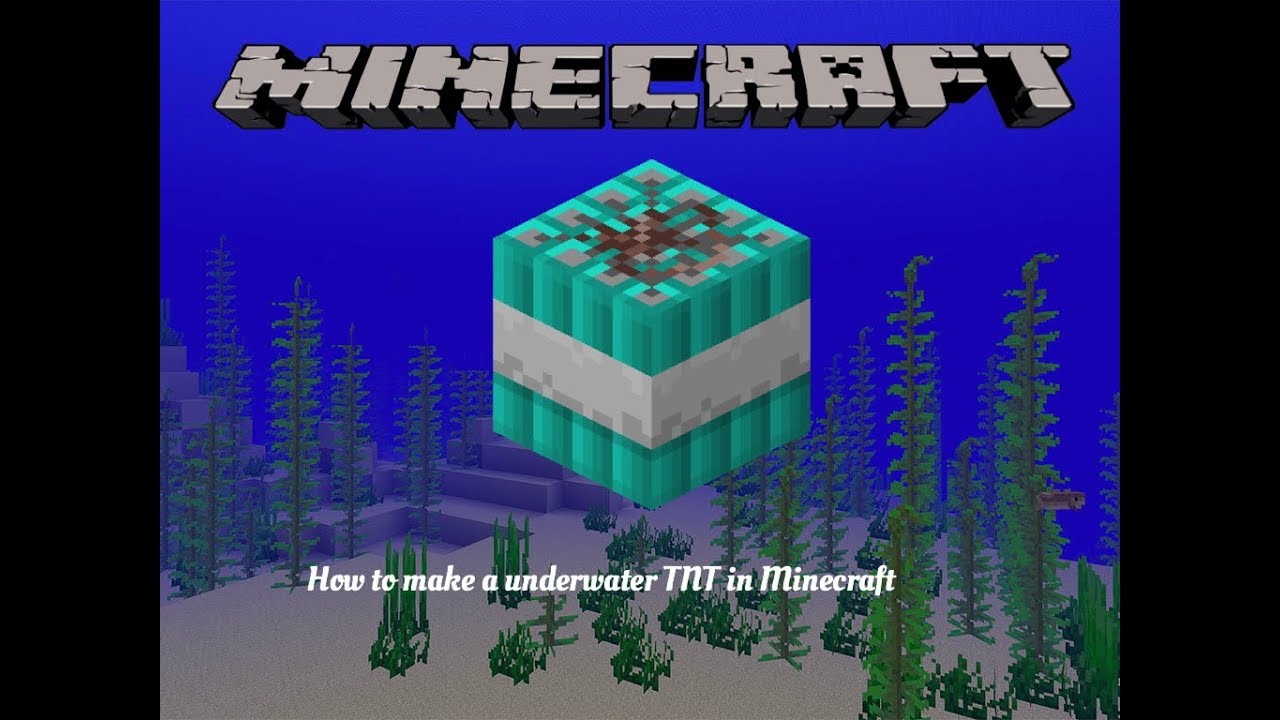 How to make a underwater tnt in Minecraft - YouTube