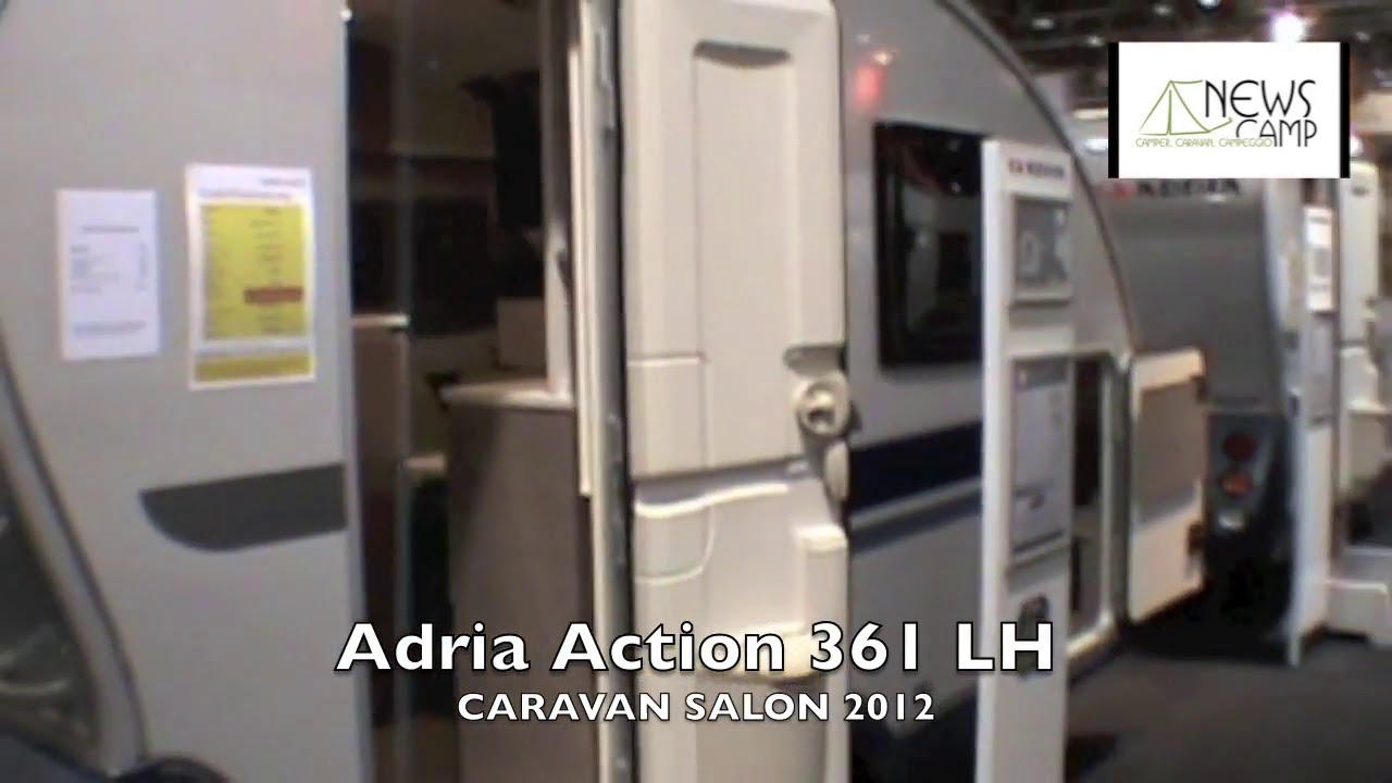 caravan Adria Action 361 LH - YouTube