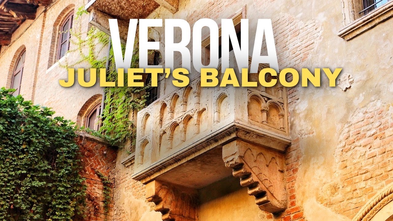 Juliet's romantic Balcony in Verona Italy - YouTube