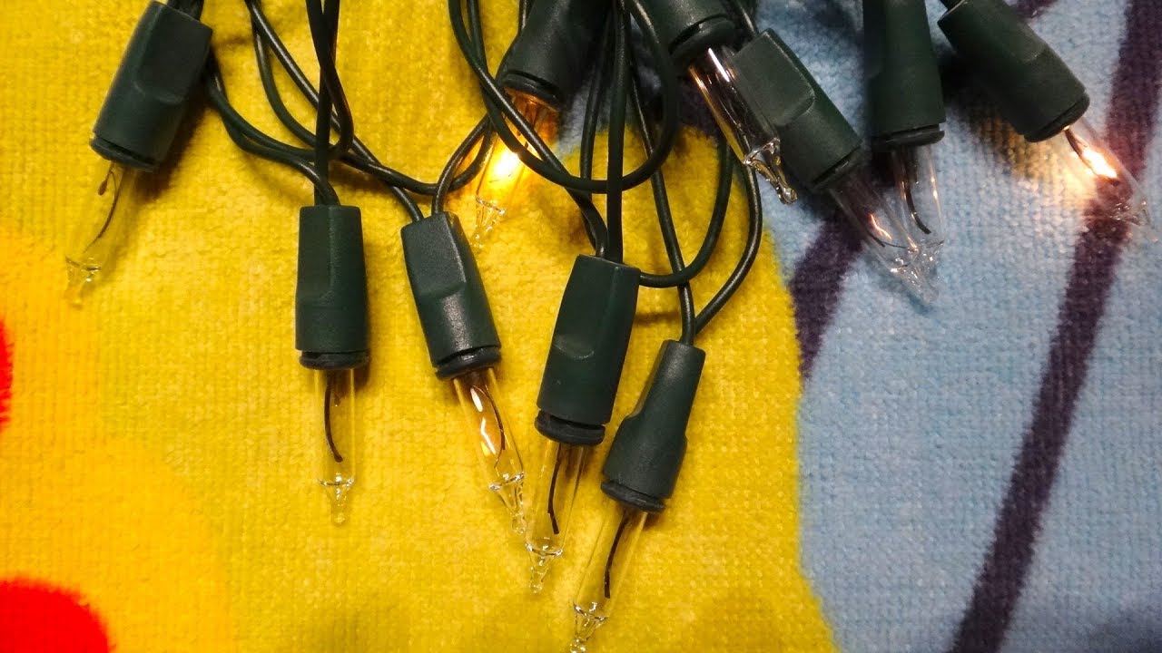 Silvestri Clear Flashing 20 Light Set - YouTube