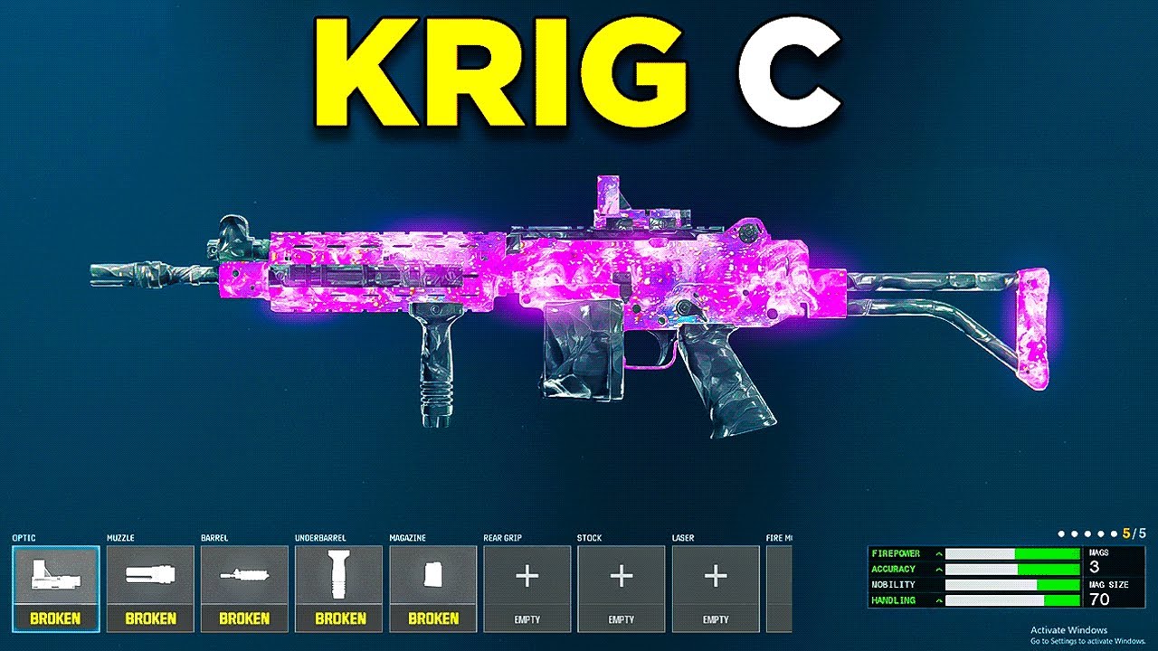 The *NEW* Krig C AR is BROKEN on REBIRTH ISLAND 😍 ( Best Krig C Class ...