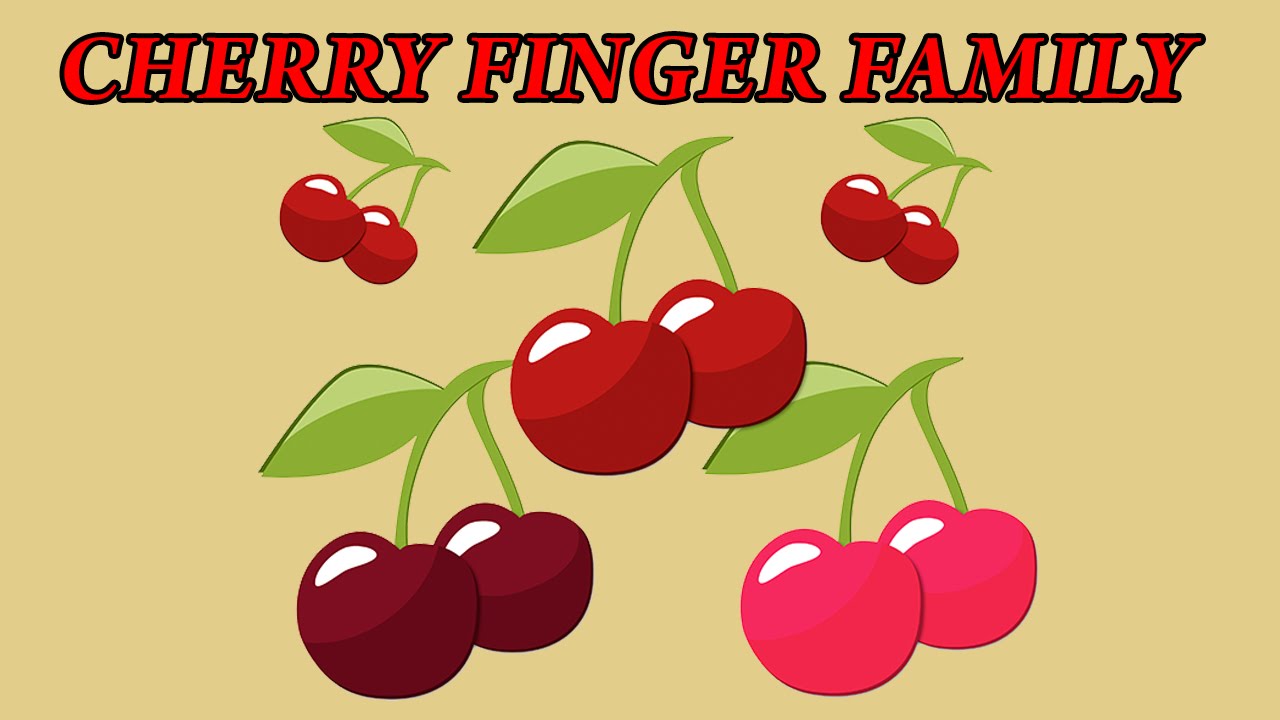 Cherry Finger Family | Fruit Finger Family - YouTube