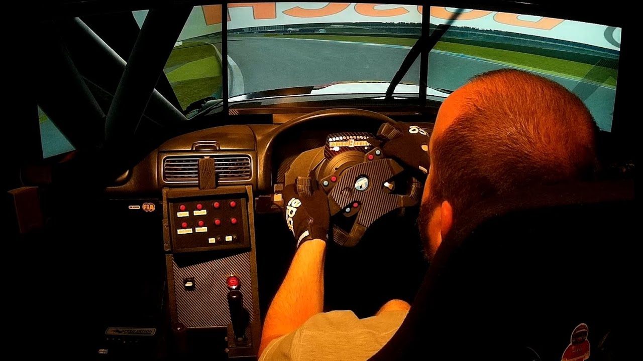 Custom built DTM / Prototype sim racing wheel (Thrustmaster 458) - YouTube