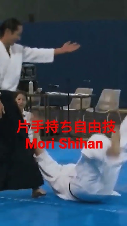 Mori Shihan「片手持ち自由技」森師範 [ Katate-mochi Jiyu-waza ] Aikido Yoshinkan Brisbane Dojo 合氣道養神館豪州道場 ...