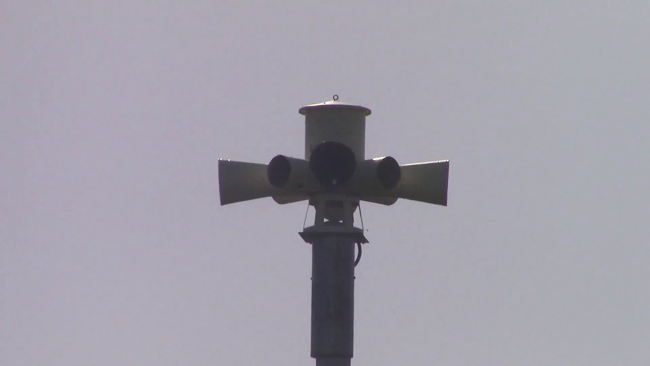Sentry 10V | Alert | Tornado Siren Test, Augusta, WI - YouTube