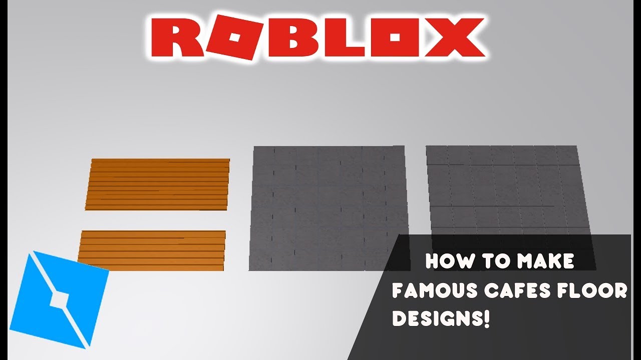 Roblox Studio- How to make famous cafe floor designs! - YouTube