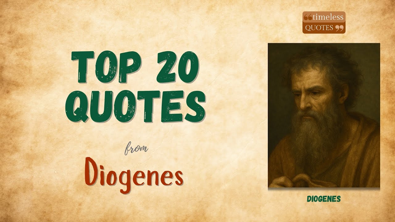 Diogenes | Top 20 Inspirational Quotes | Timeless Quotes - YouTube
