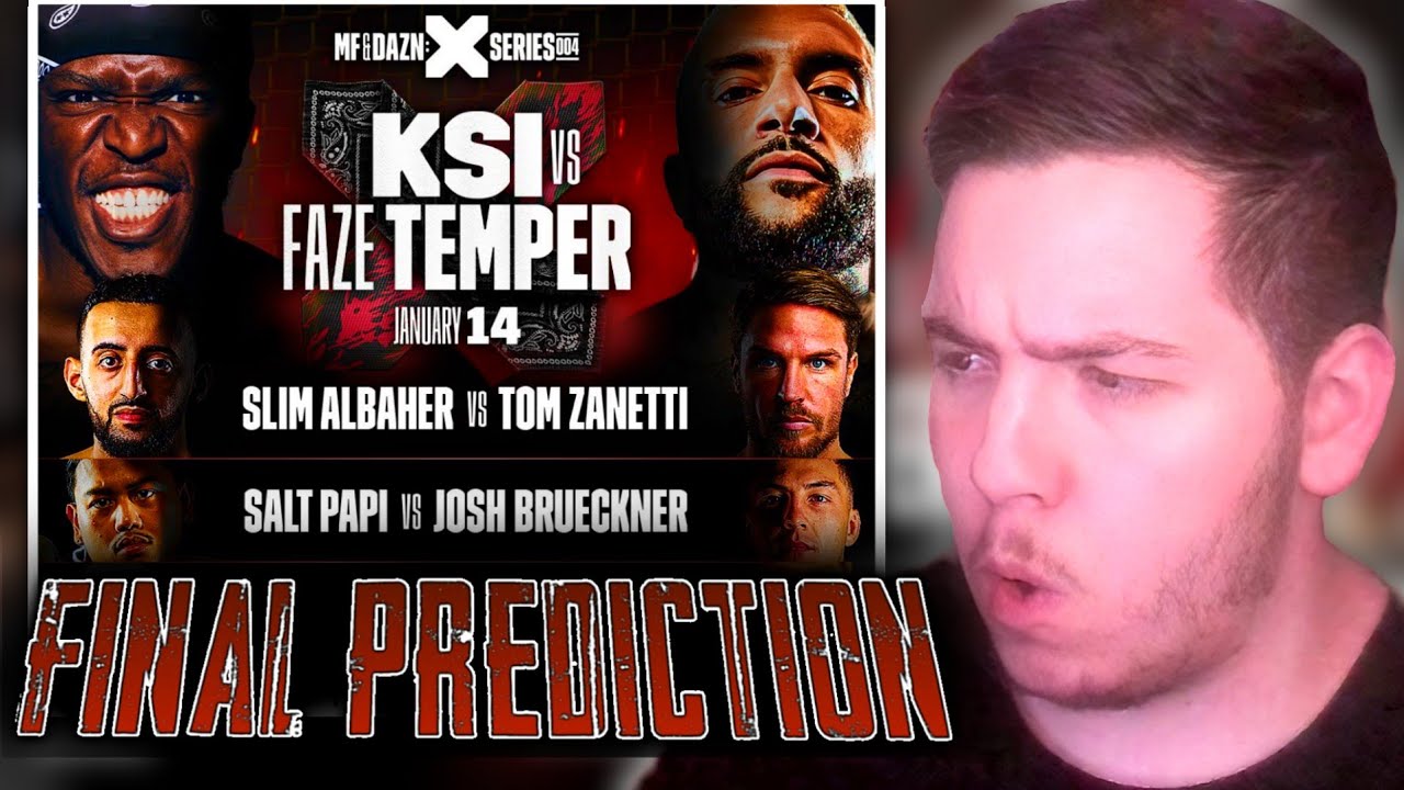 FINAL PREDICTIONS FOR KSI & MISFITS 004 FIGHTS!!! - YouTube