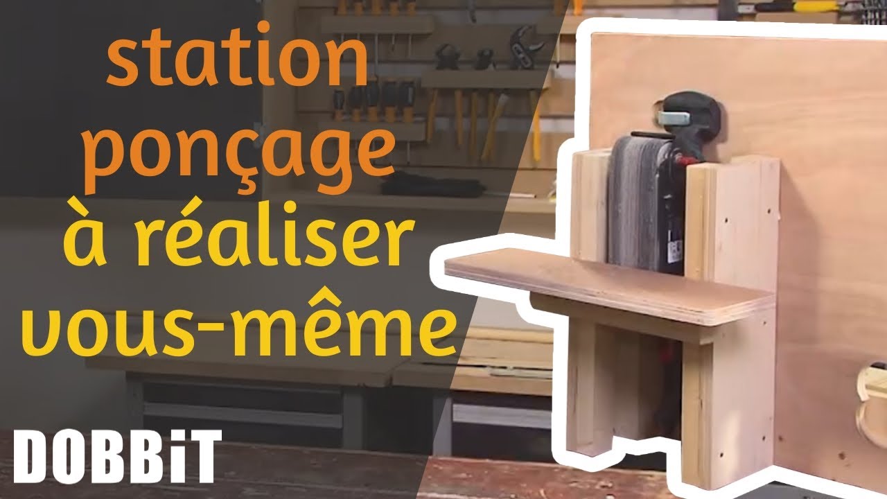 Fabriquez un pied pour ponceuse à bande dans votre atelier! - YouTube