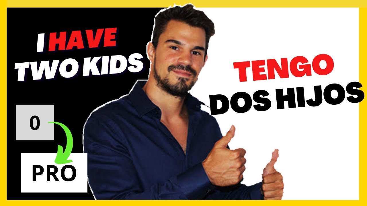 Verb TO HAVE in Spanish verbo "TENER" Present Tense Irrgular Verbs ...